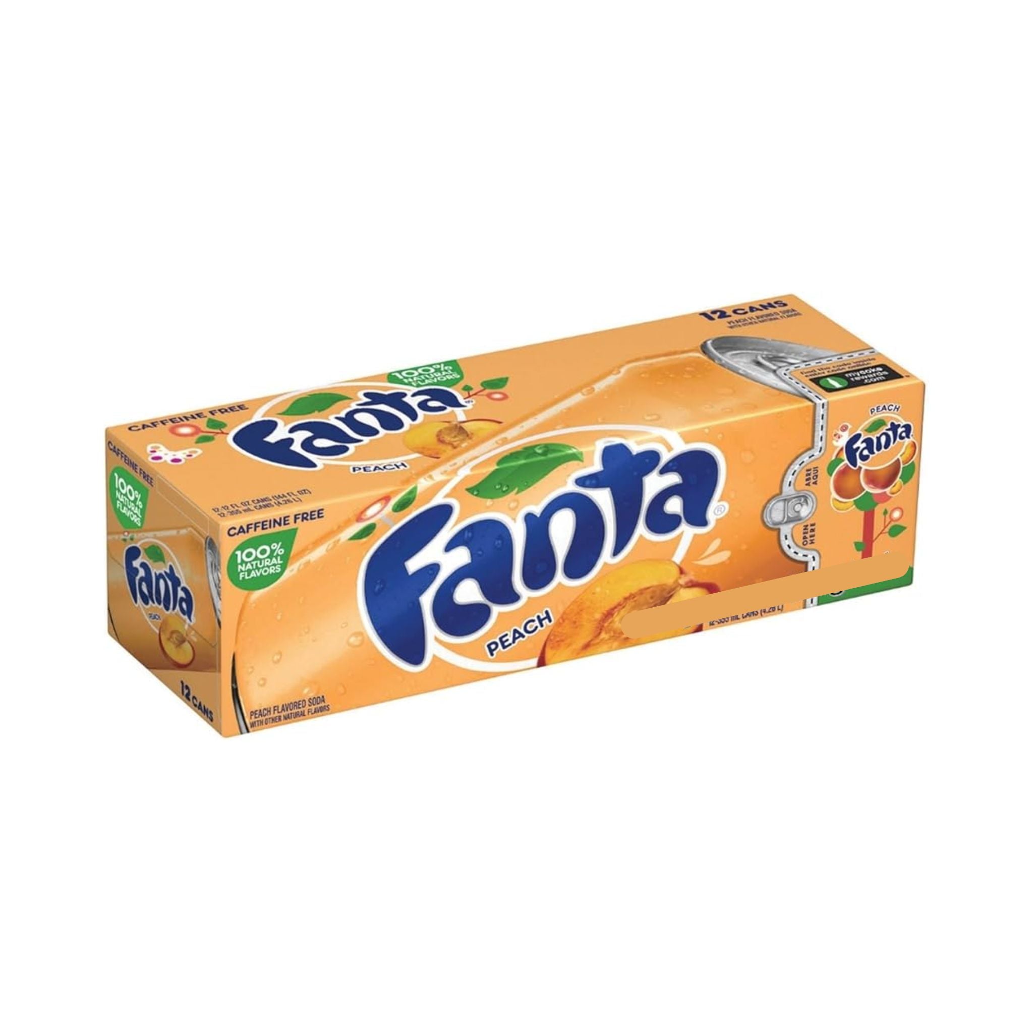 Caja Fanta Americana Peach (12 unidades x 355ML) – Supercaro
