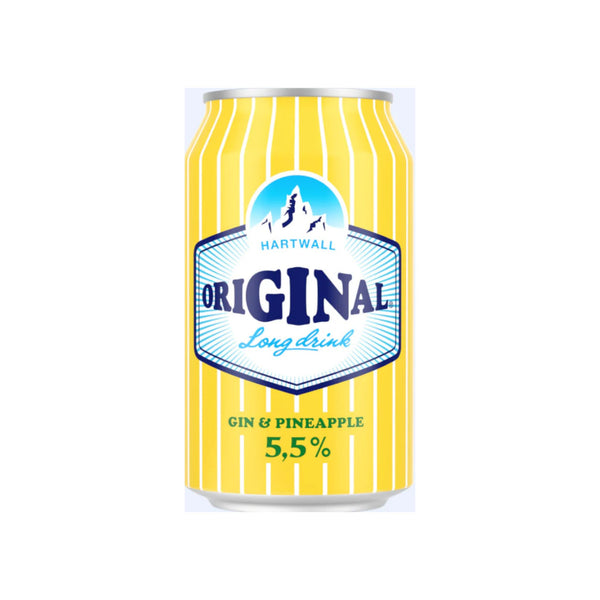 Hartwall Original Long Drink Gin & Pineapple 330ML – Supercaro