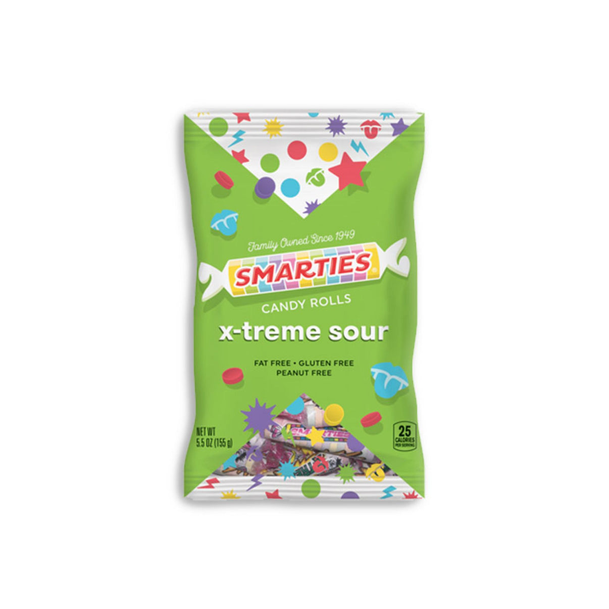 Smarties Candy Rolls X-treme Sour 141 g – Supercaro
